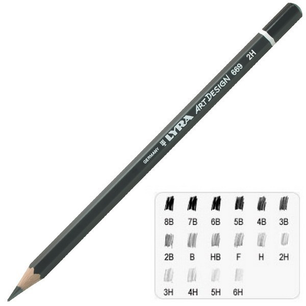 LAPIZ GRAFITO LYRA ART DESIGN 4B - Comercial Pinocho